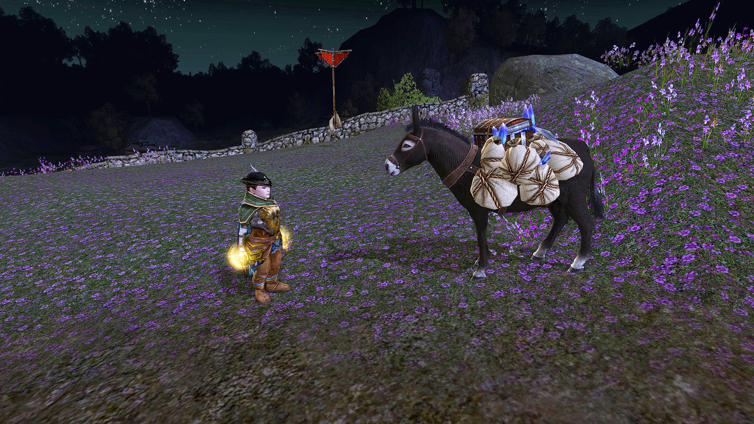 New expansion boar mounts album (man & hobbit size comparison) : r/lotro