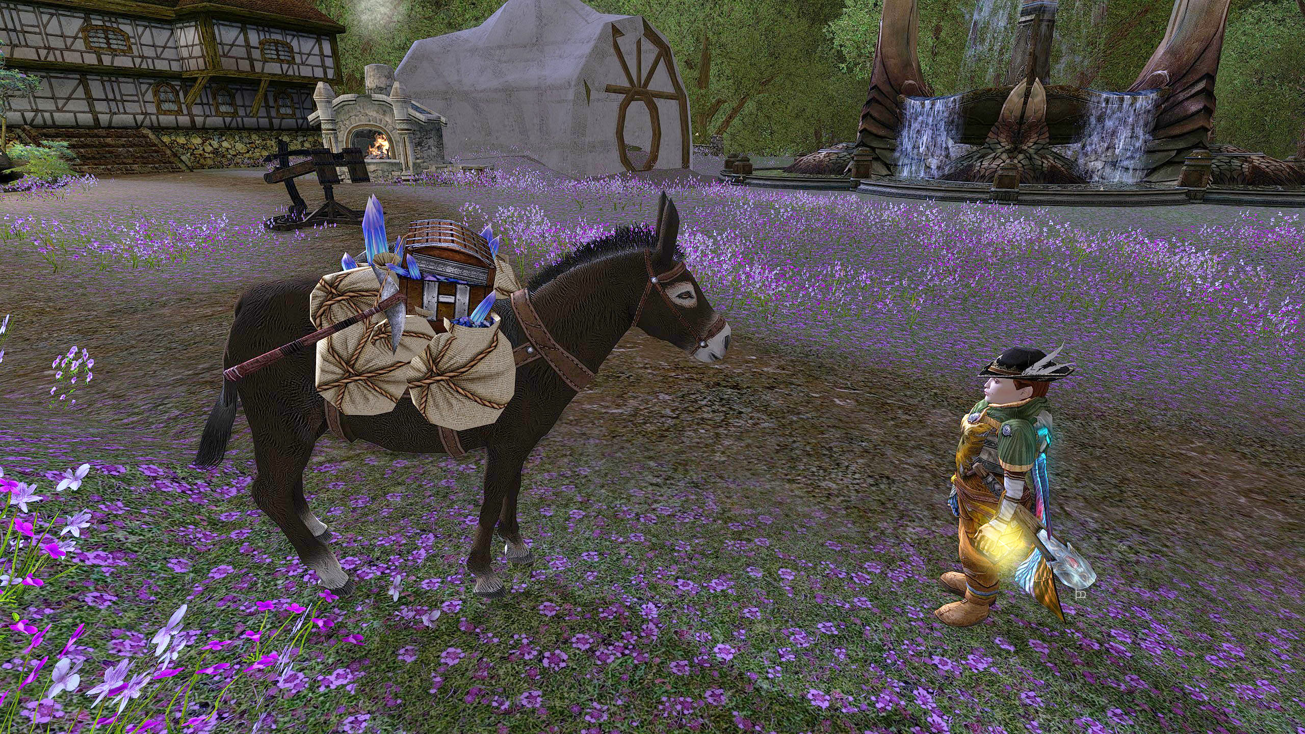 New expansion boar mounts album (man & hobbit size comparison) : r/lotro